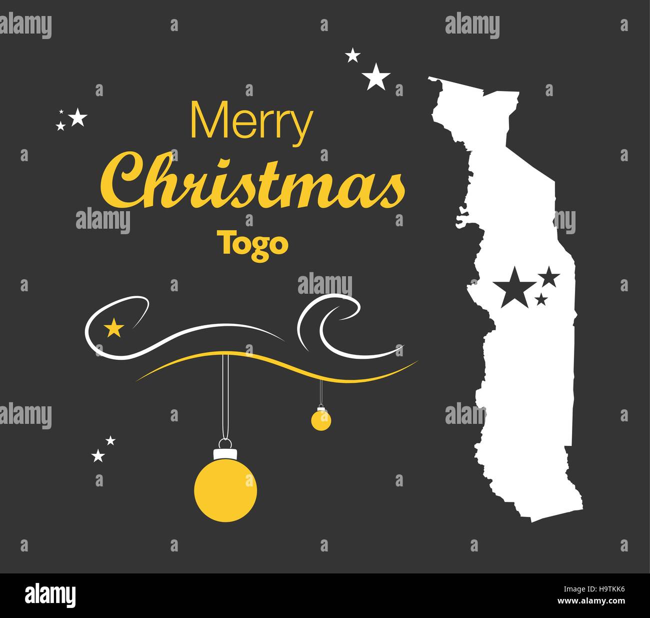 Togo with regions Stock Vector Images - Alamy