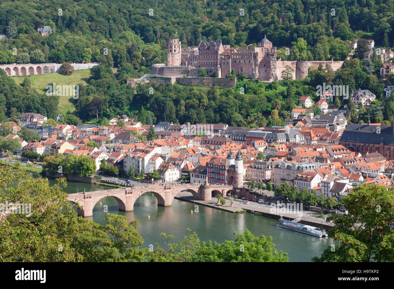 Heidelberg Neckar Bridge Gate High Resolution Stock Photography and ...
