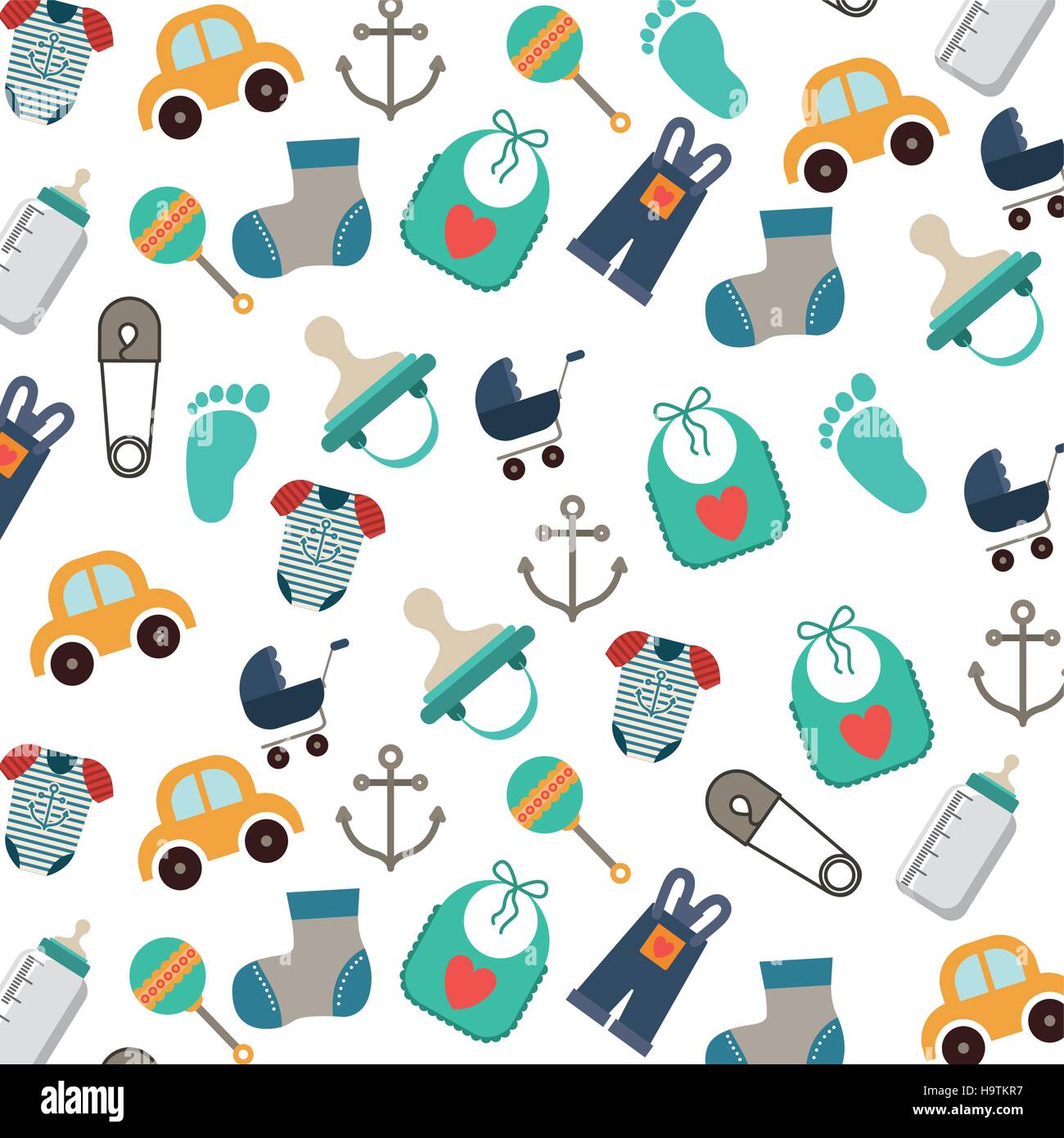 Baby background objects design Stock Vector Image & Art - Alamy