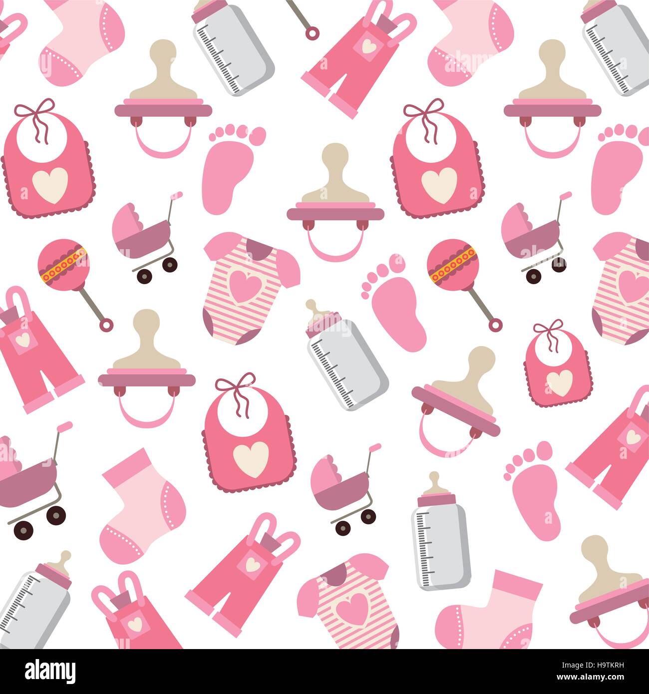 Baby background objects design Stock Vector Image & Art - Alamy