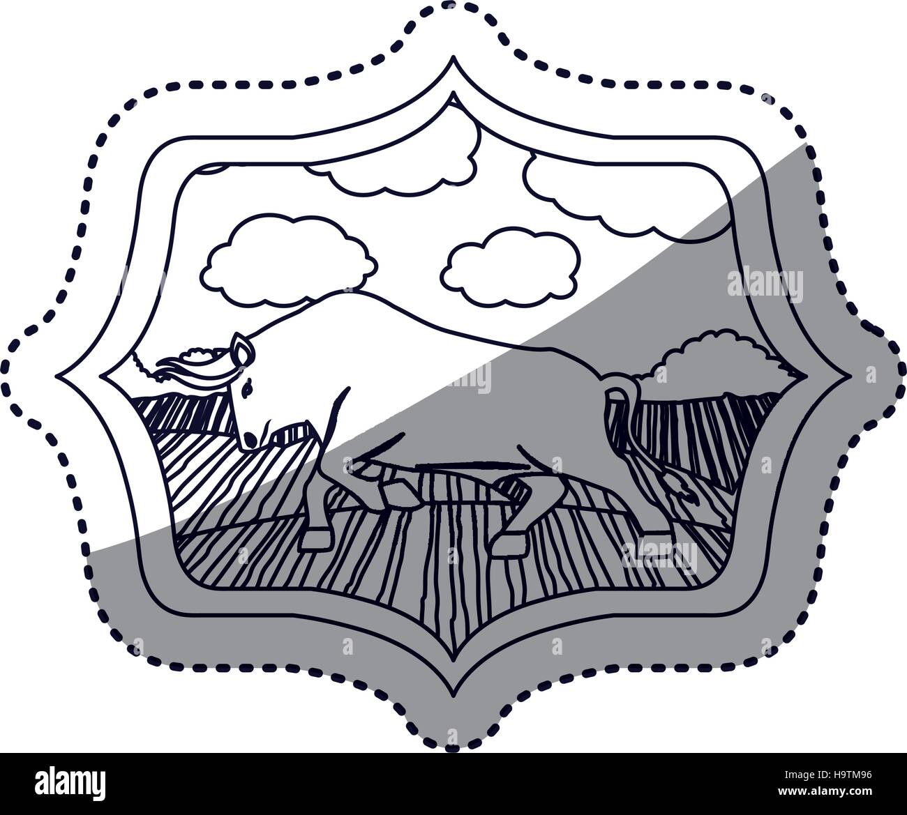 Inside steer Stock Vector Images - Alamy