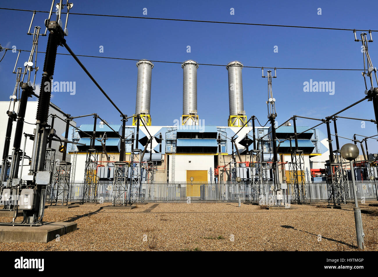 Scottish Power generating station at Hoddesdon, Hertfordshire, United ...