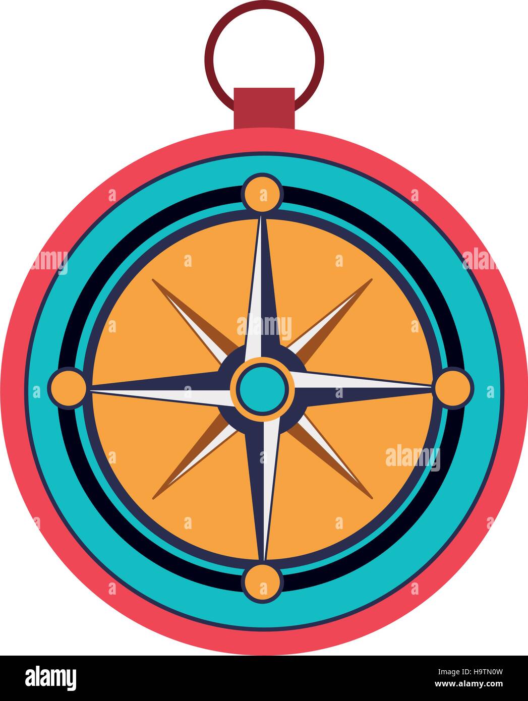 Isolated compass design Stock Vector Image & Art - Alamy