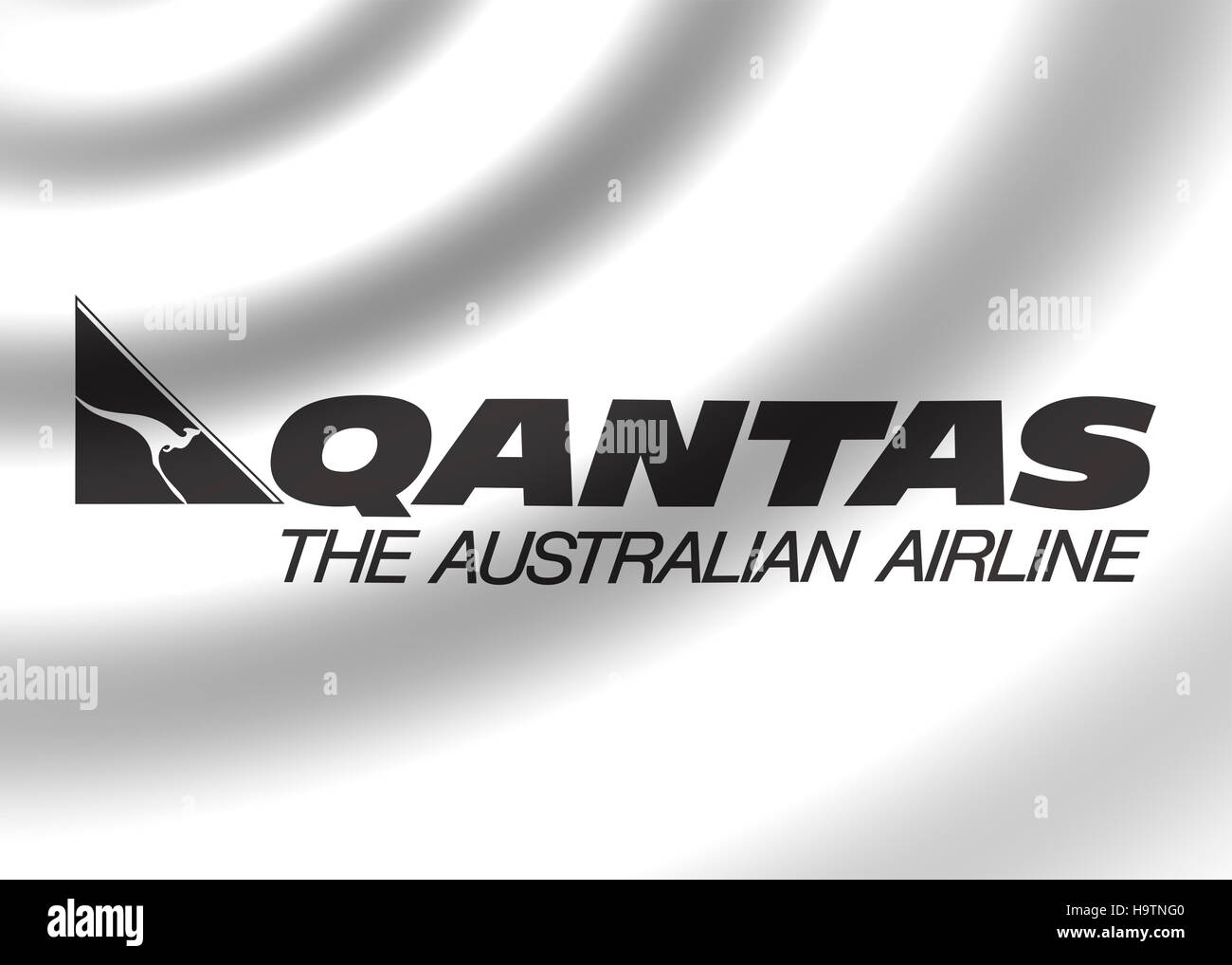 Qantas Air Airlines logo Stock Photo - Alamy