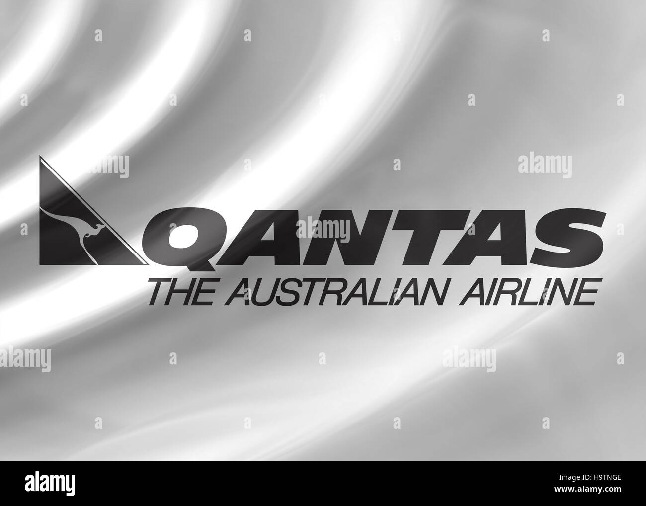 Qantas Air Airlines logo Stock Photo - Alamy