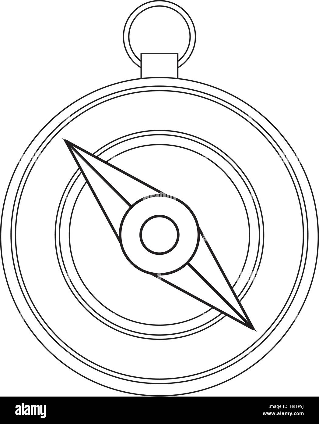 Isolated Compass Design Stock Vector Image And Art Alamy