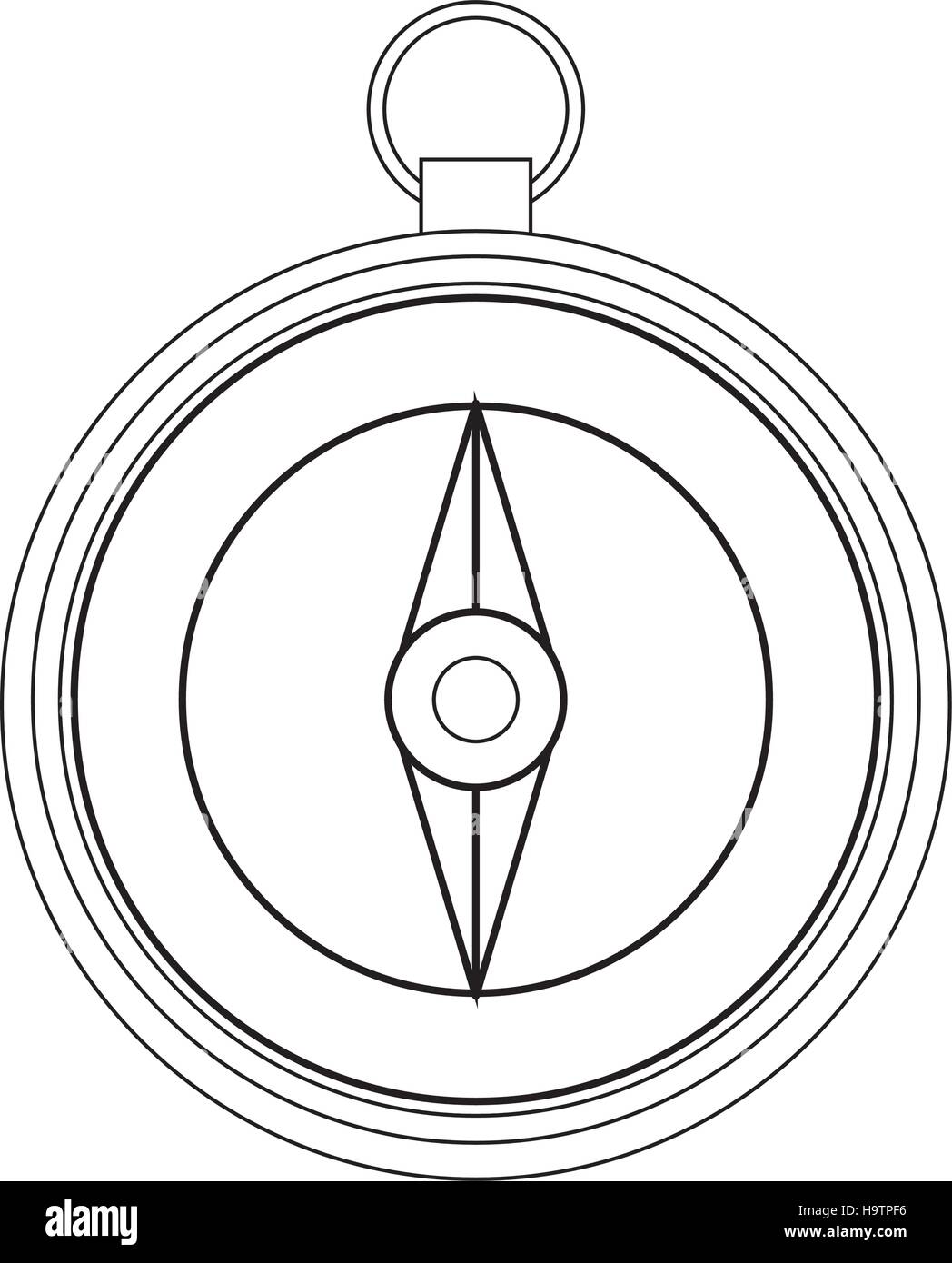Isolated Compass Design Stock Vector Image And Art Alamy