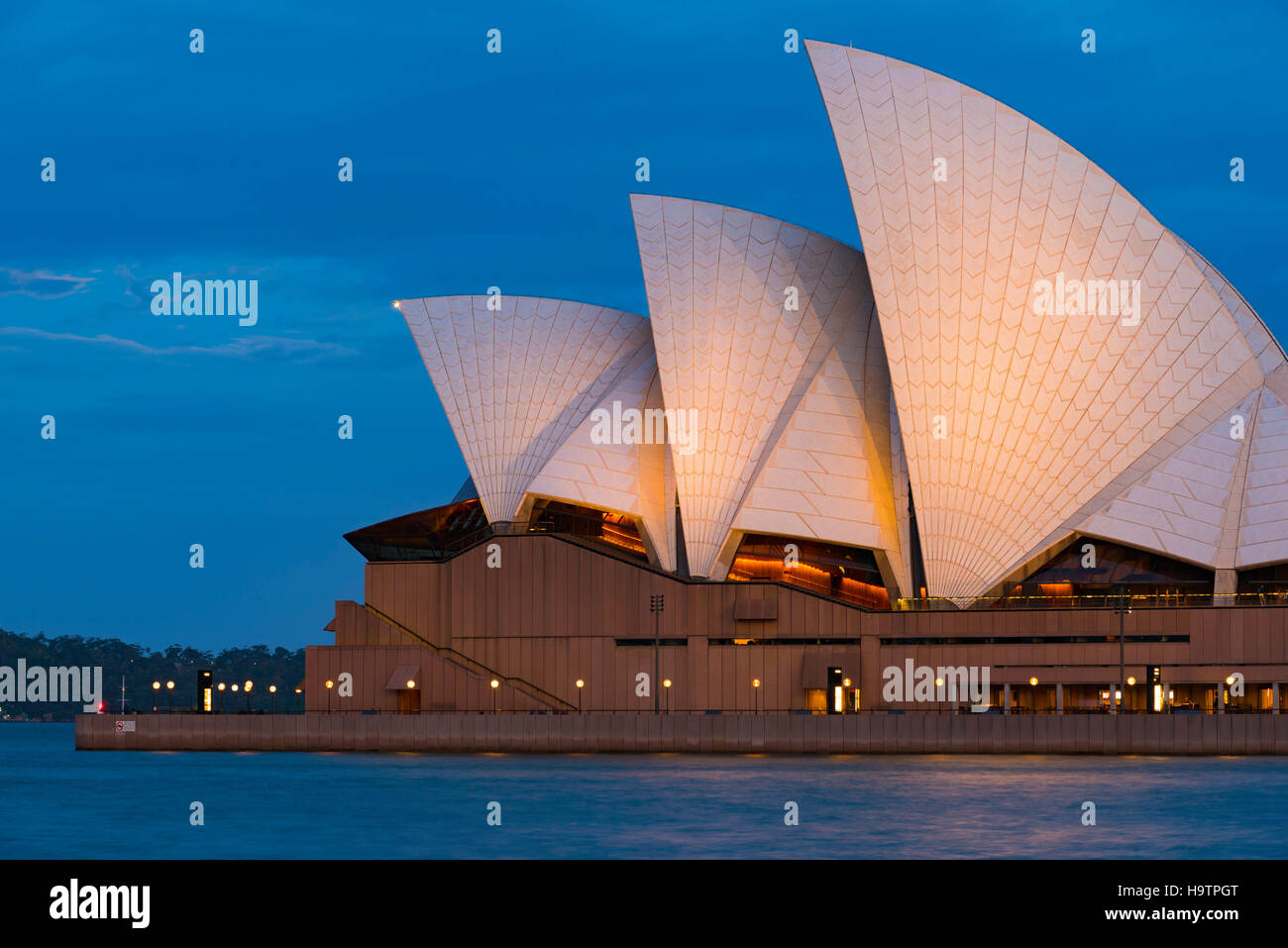 The Sydney Opera House, Australia at night Stock Photo - Alamy