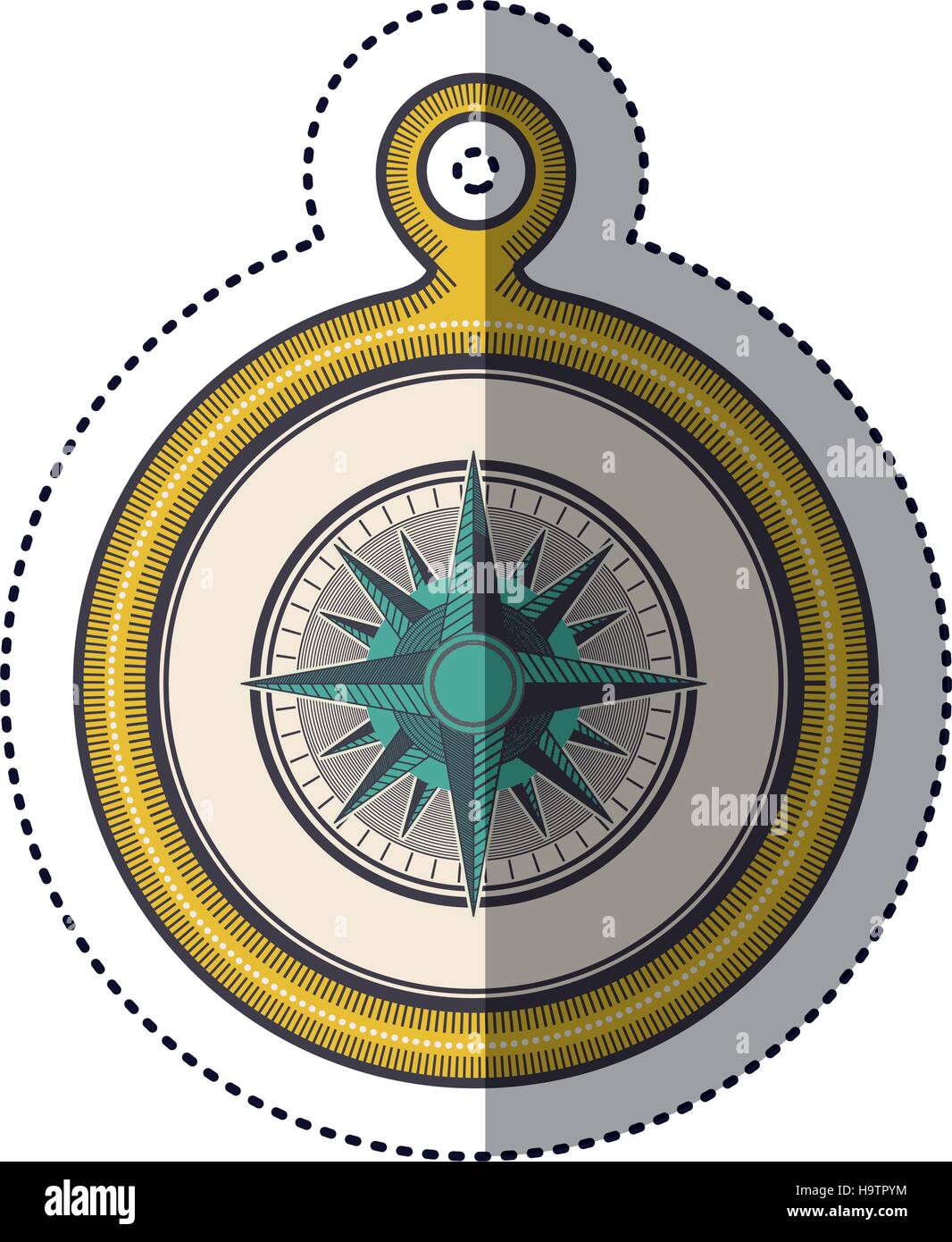 Isolated compass design Stock Vector Image & Art - Alamy