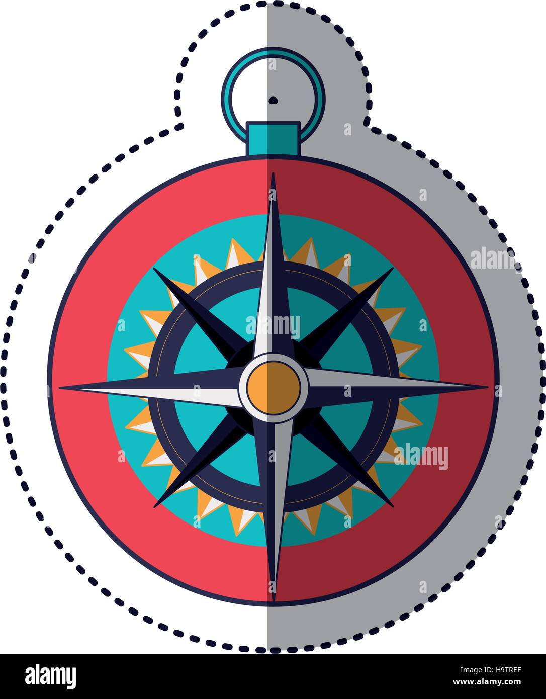 Isolated compass design Stock Vector Image & Art - Alamy