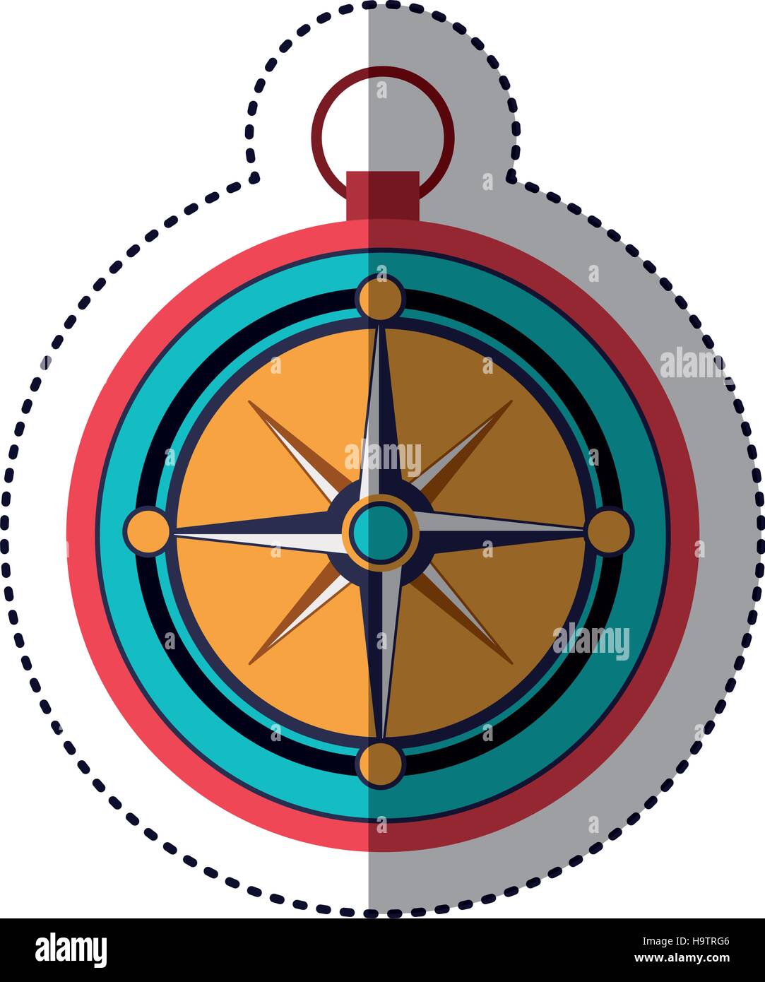 Isolated compass design Stock Vector Image & Art - Alamy