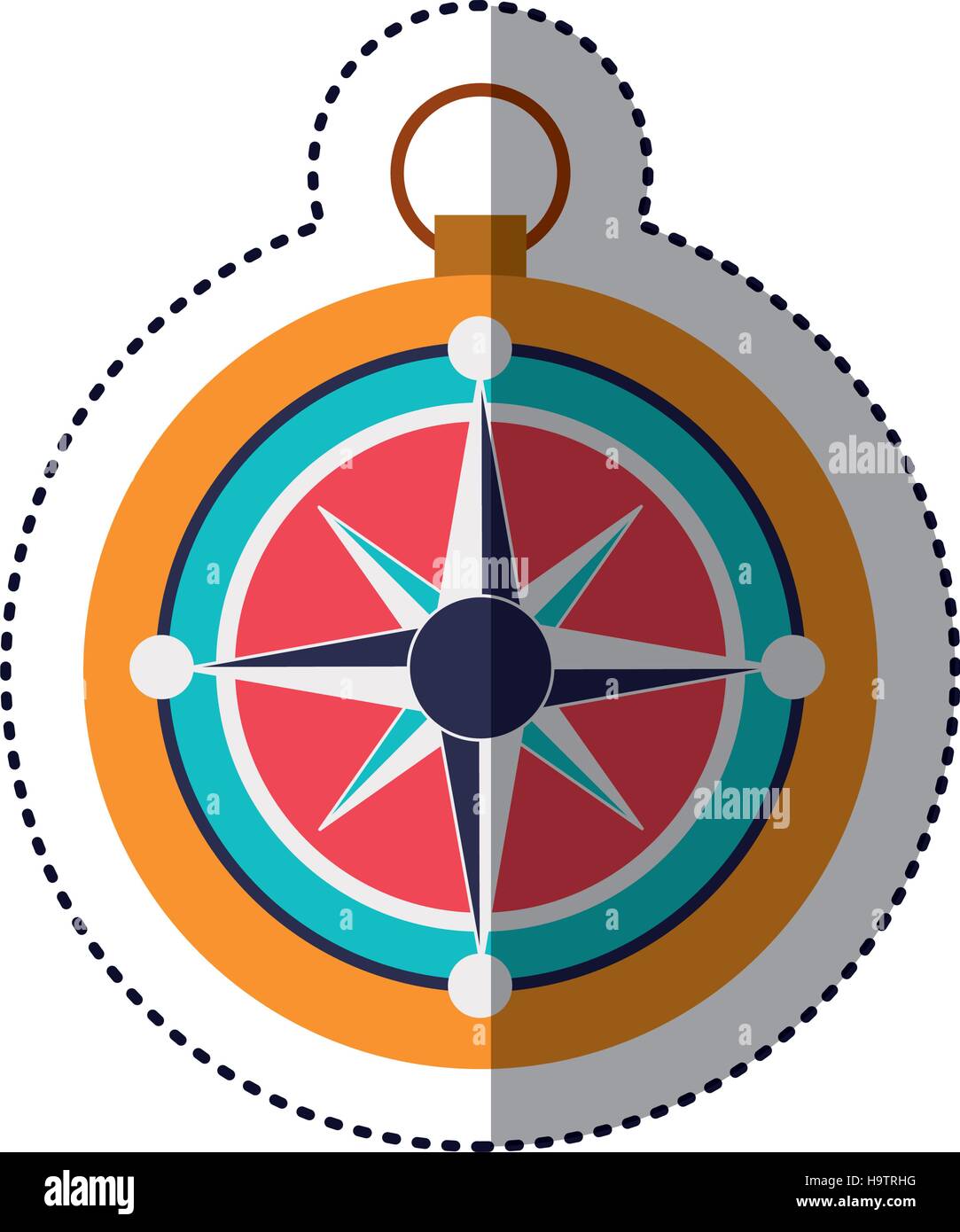 Isolated compass design Stock Vector Image & Art - Alamy