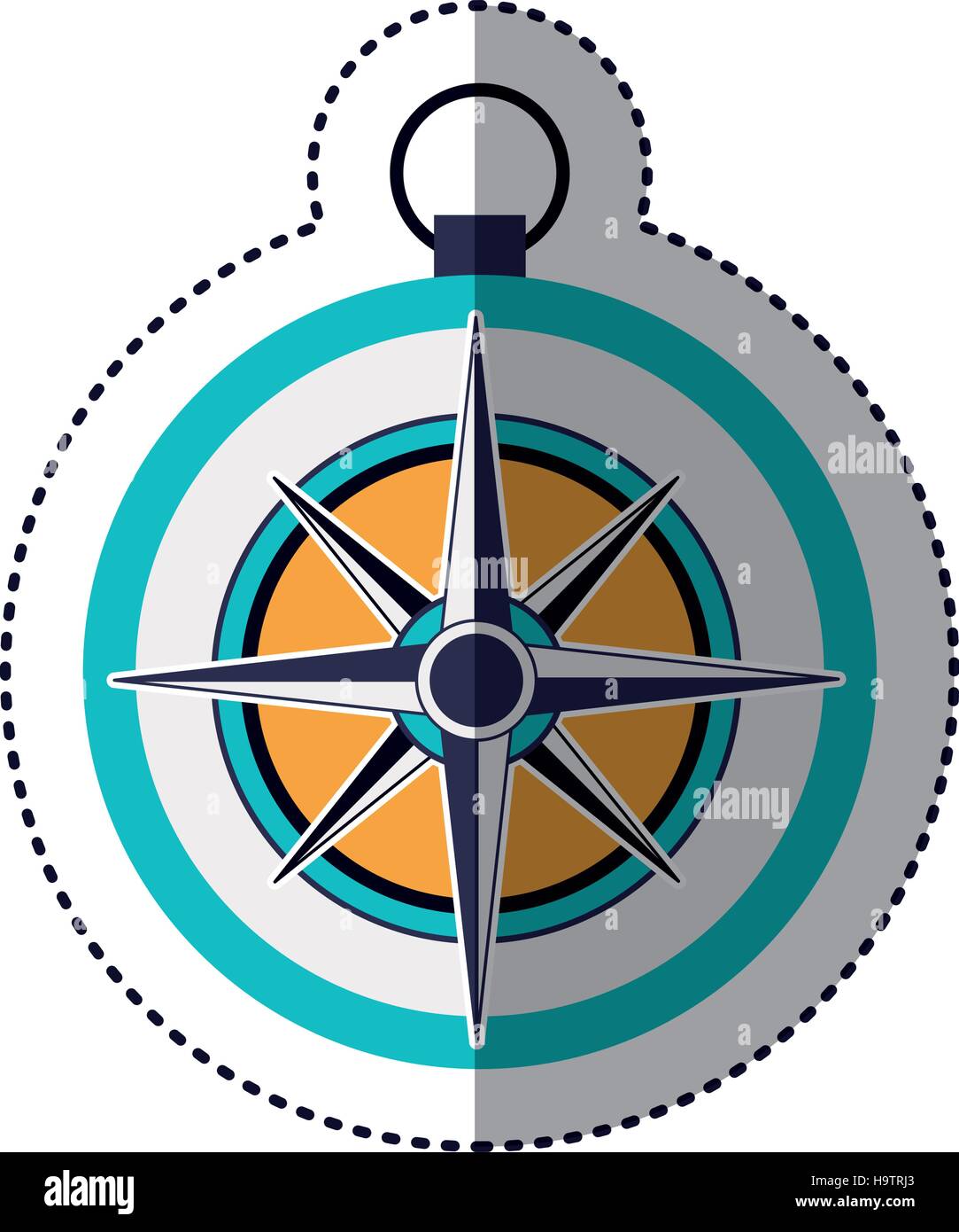 Isolated compass design Stock Vector Image & Art - Alamy
