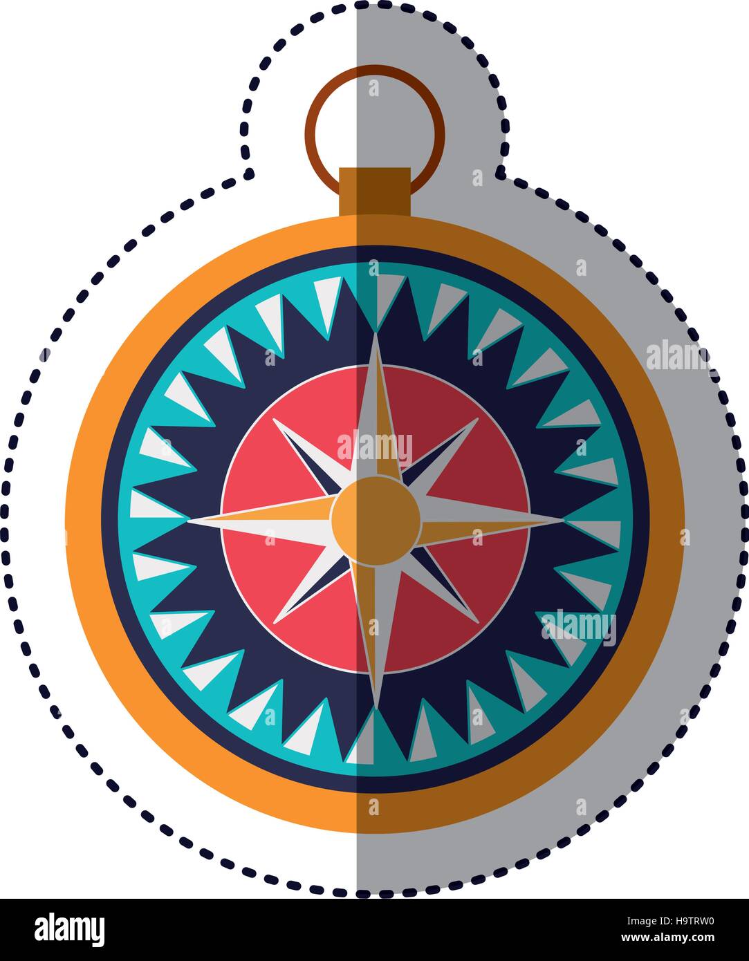 Isolated compass design Stock Vector Image & Art - Alamy