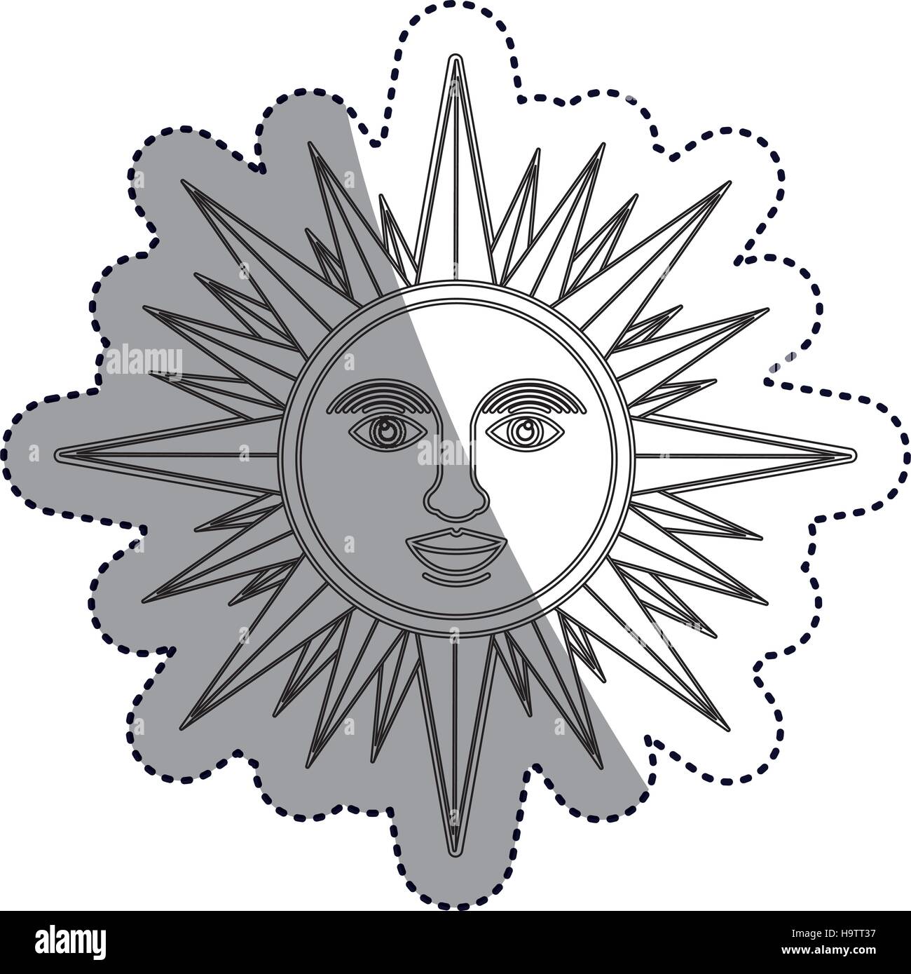 Isolated sun cartoon design Stock Vector Image & Art - Alamy
