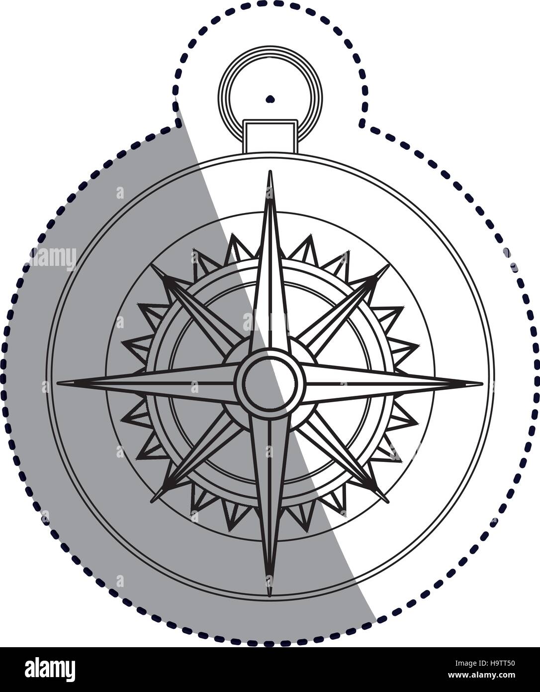 Isolated compass design Stock Vector Image & Art - Alamy