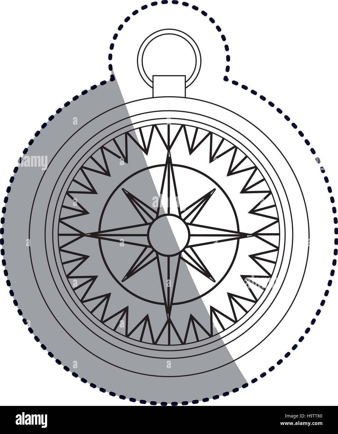 Isolated compass design Stock Vector Image & Art - Alamy