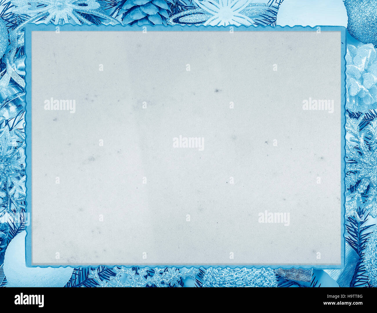 Christmas frame and gift card Stock Photo - Alamy
