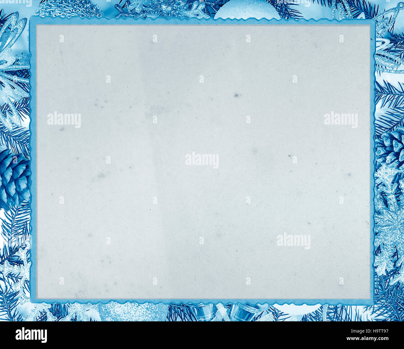 Christmas frame and gift card Stock Photo - Alamy