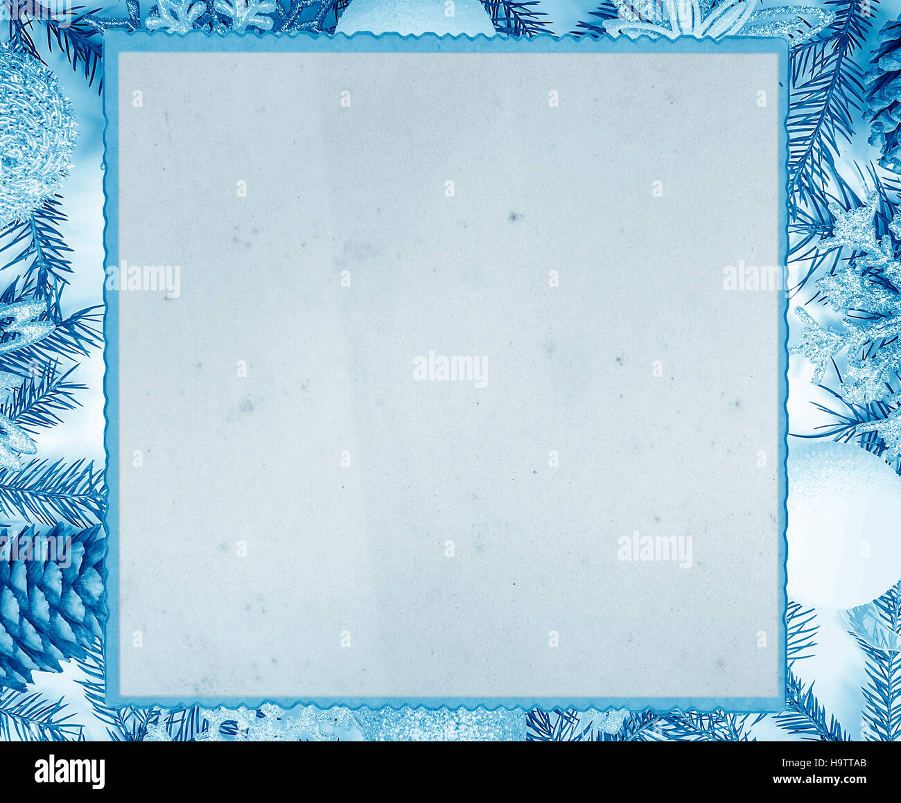 Christmas frame and gift card Stock Photo - Alamy