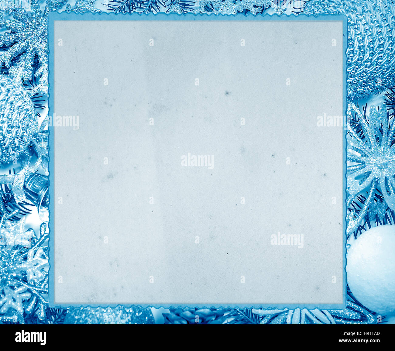 Christmas frame and gift card Stock Photo - Alamy