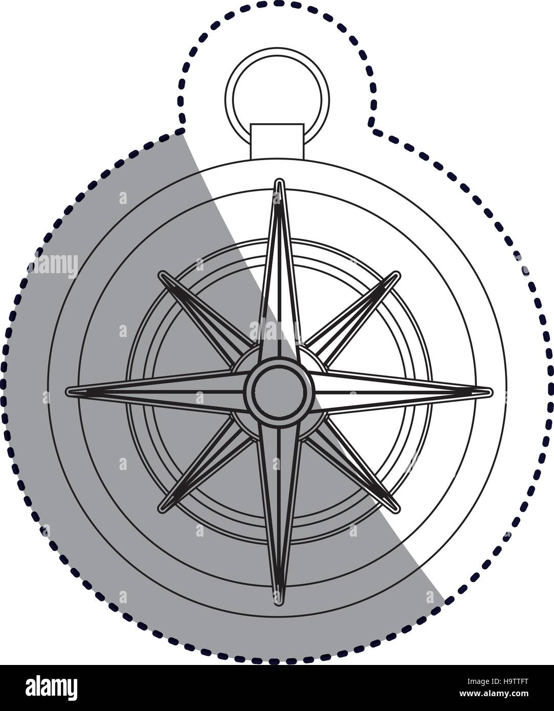 Isolated compass design Stock Vector Image & Art - Alamy