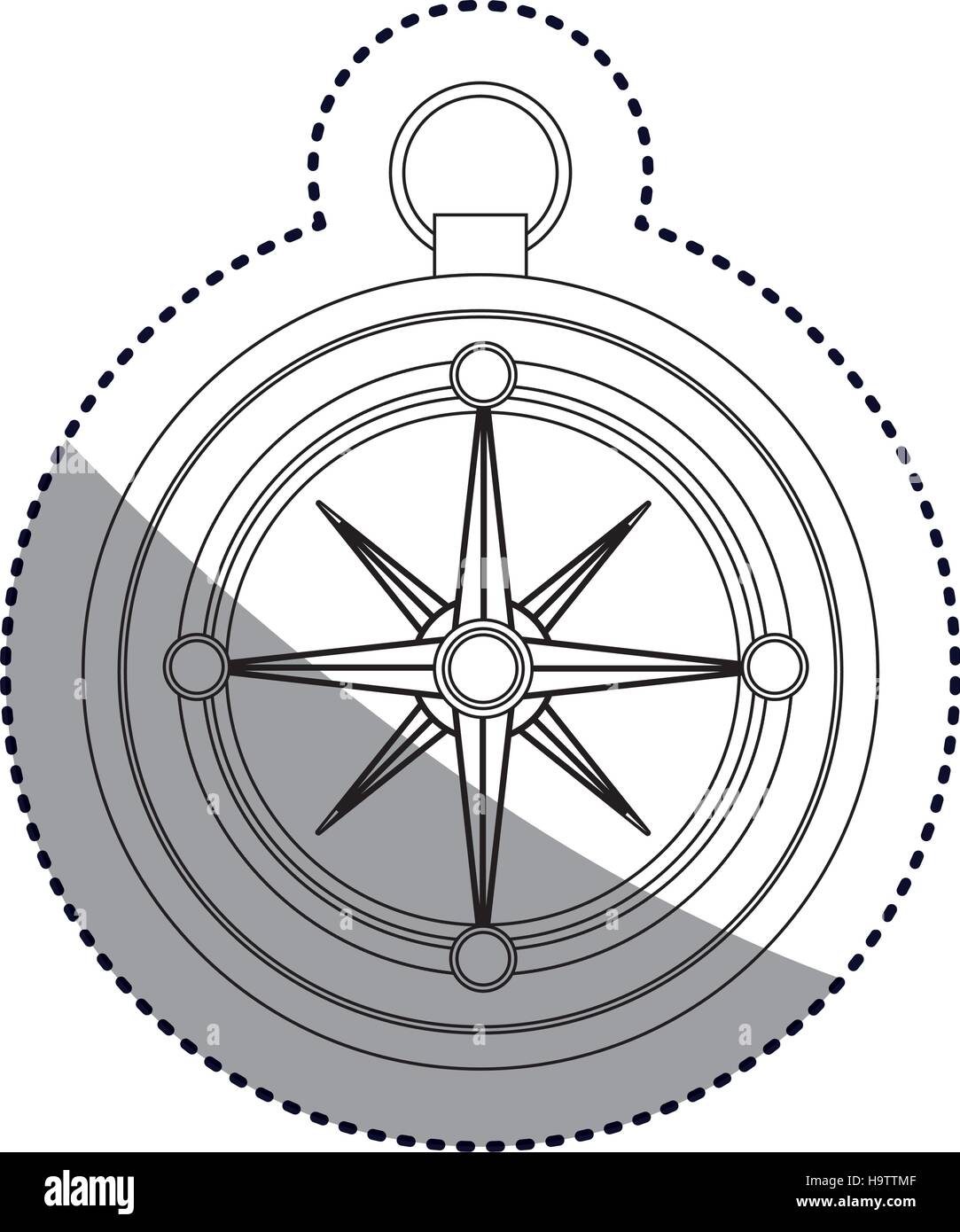 Isolated compass design Stock Vector Image & Art - Alamy