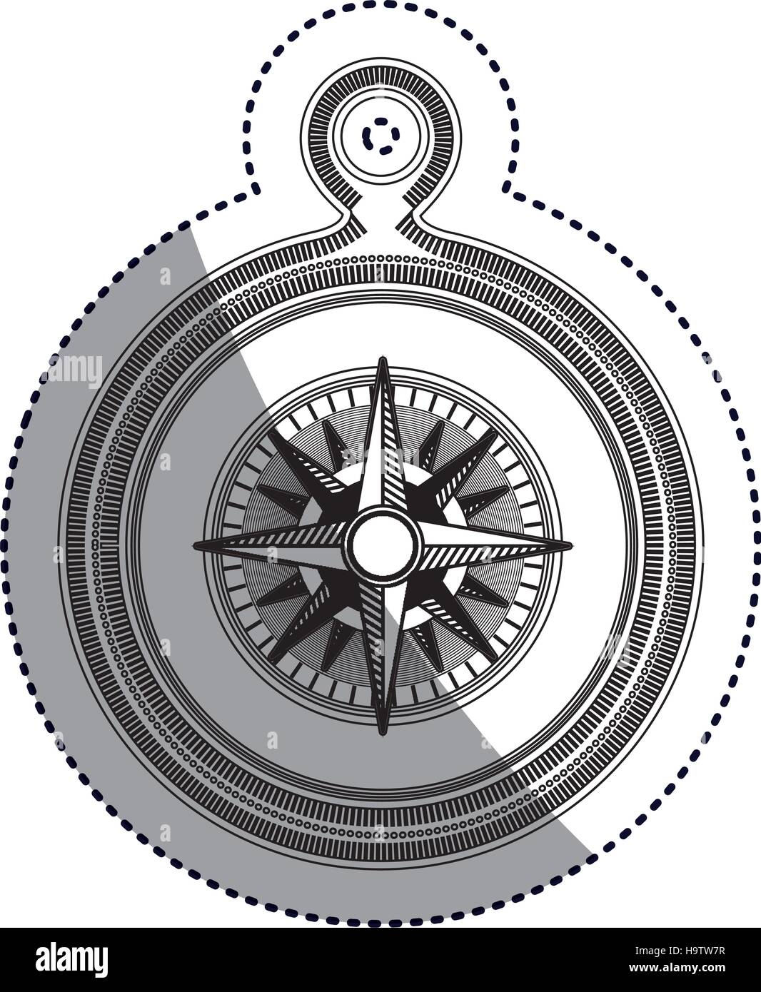 Isolated compass design Stock Vector Image & Art - Alamy