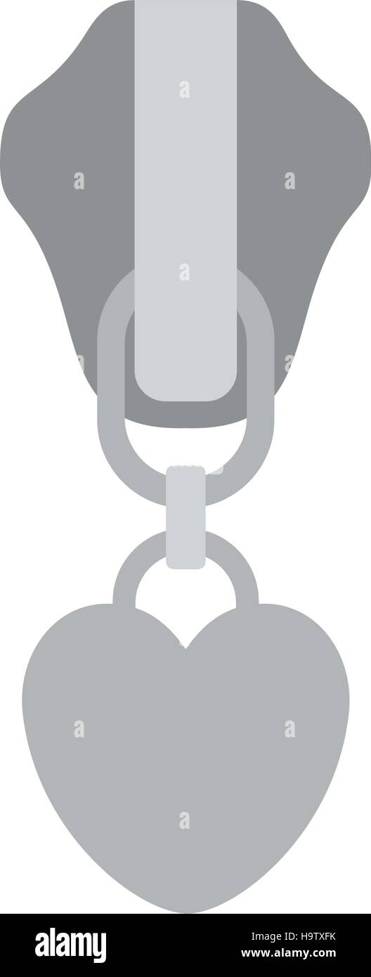 Isolated heart zip design Stock Vector Image & Art - Alamy