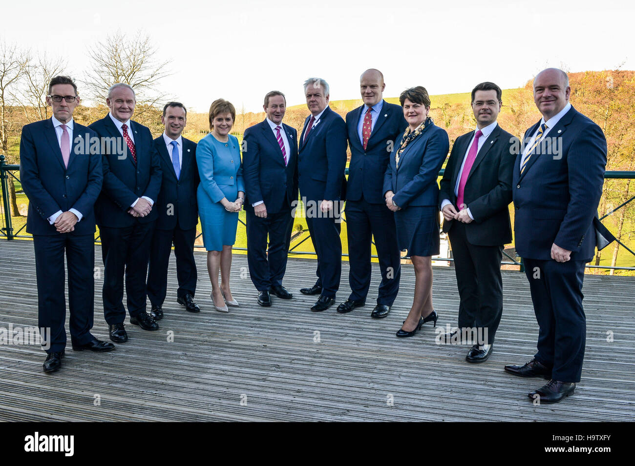 Principle members of the British Irish Council (left to right) Chief ...