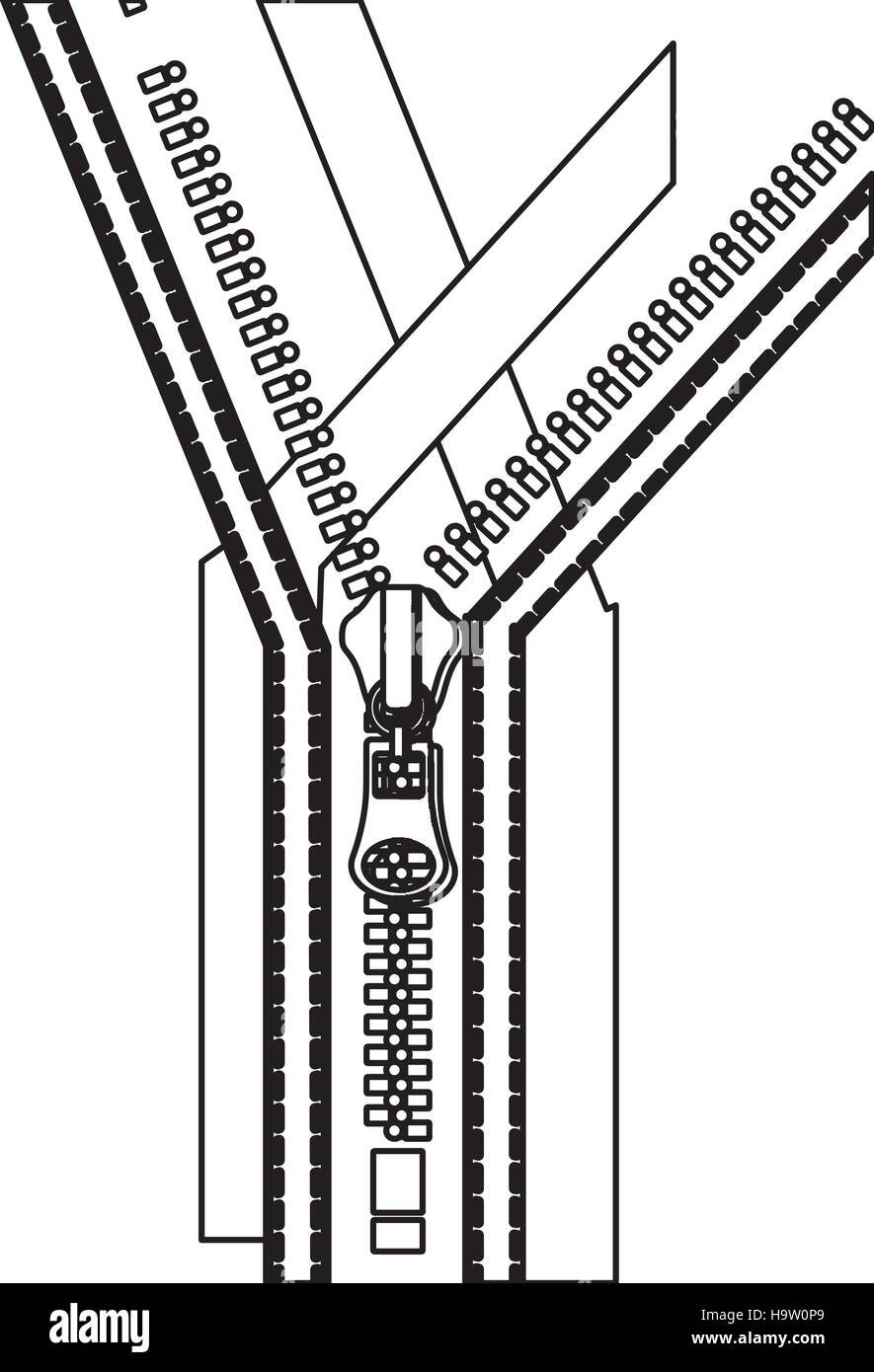 Isolated zip design Stock Vector Image & Art - Alamy