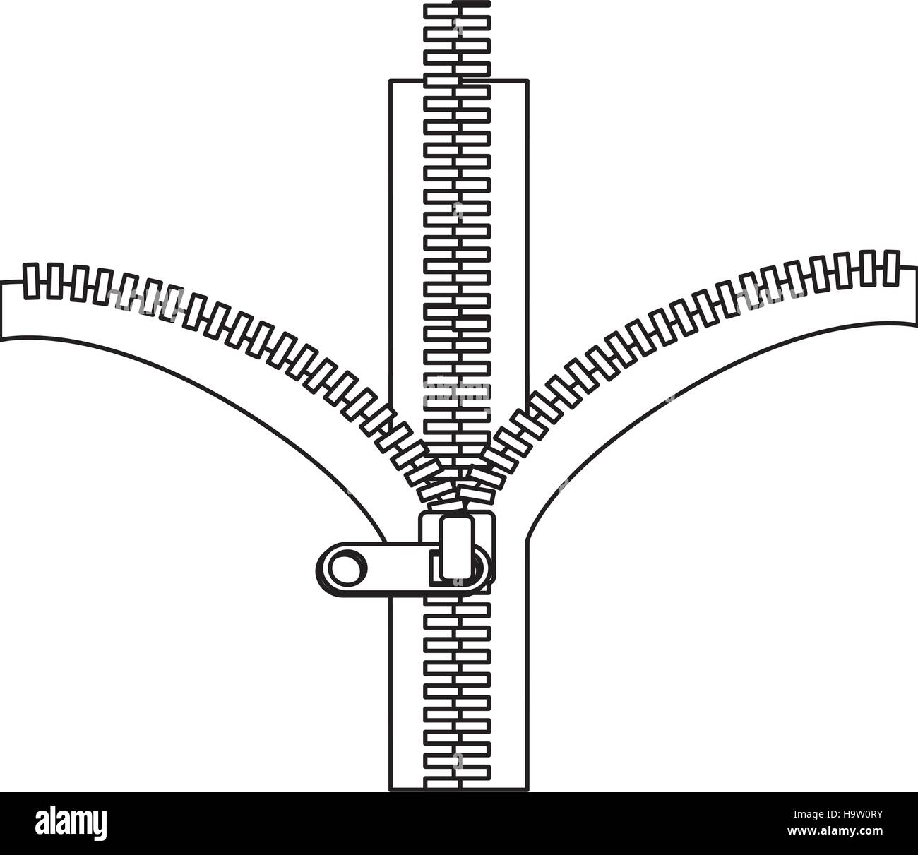 Isolated zip design Stock Vector Image & Art - Alamy