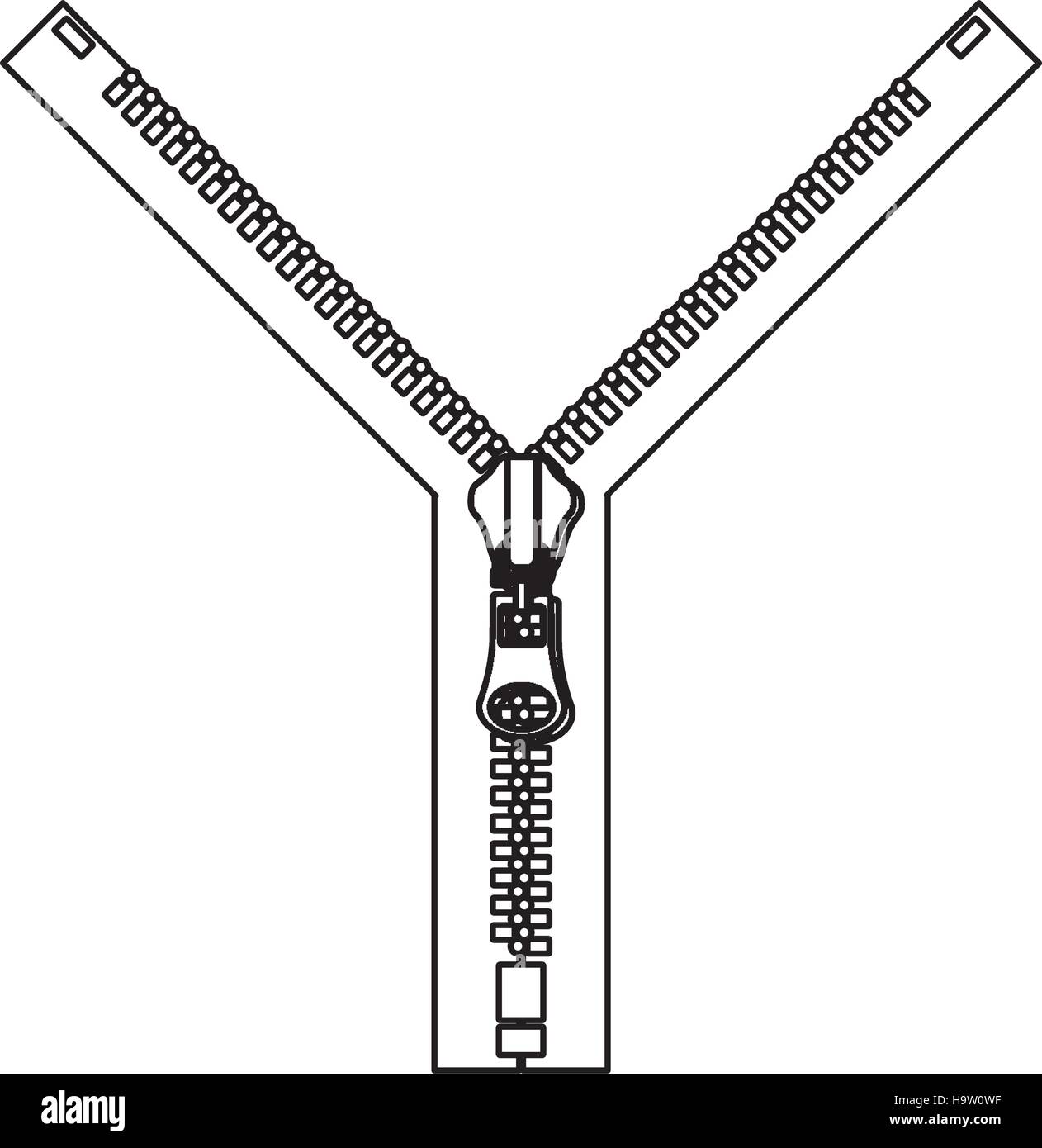 Isolated zip design Stock Vector Image & Art - Alamy