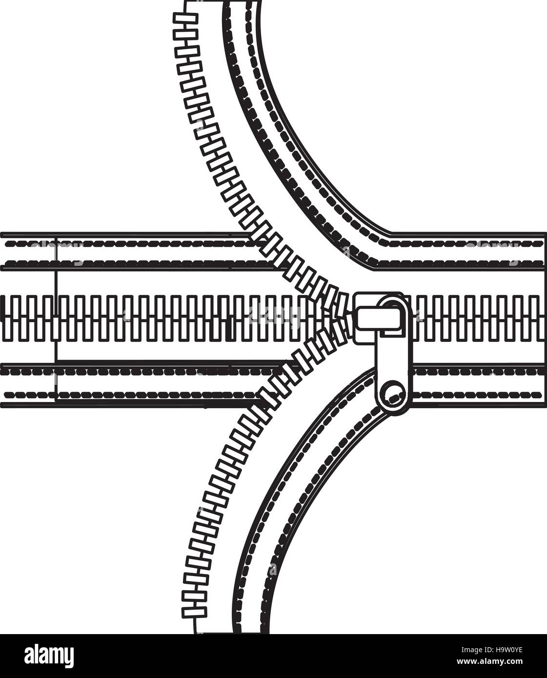 Isolated zip design Stock Vector Image & Art - Alamy