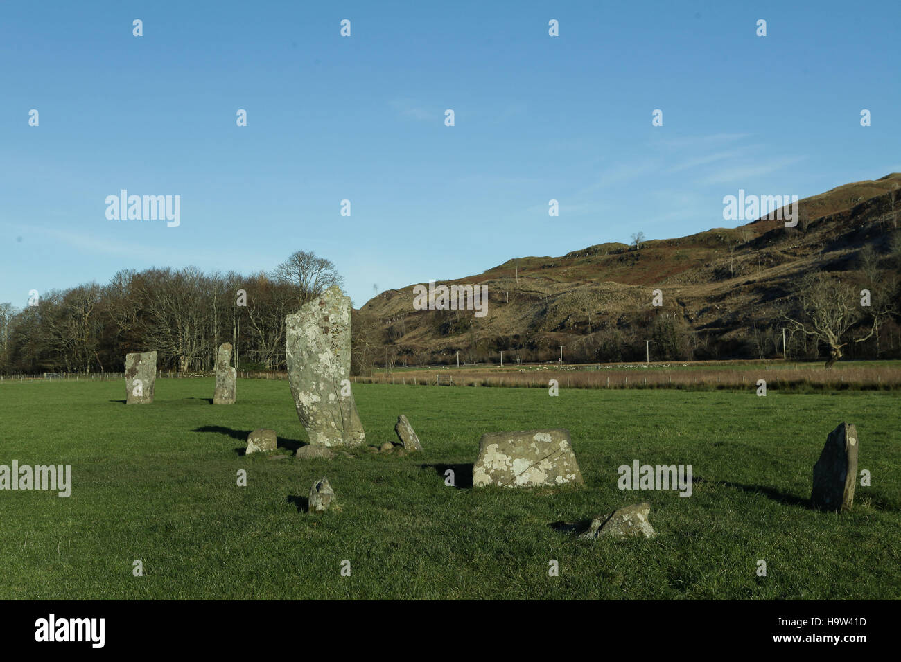 Nether Largie Standing Stones, Kilmartin Glen, Kilmartin, Argyll & Bute ...