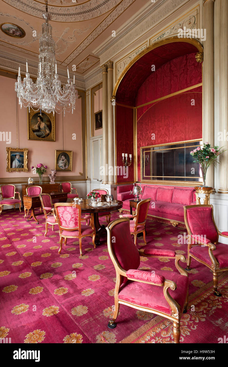 The Sultana Room at Attingham Park, Shropshire. The room takes its name ...