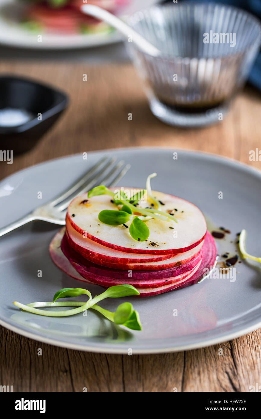 Apple and Beetroot salad Stock Photo - Alamy