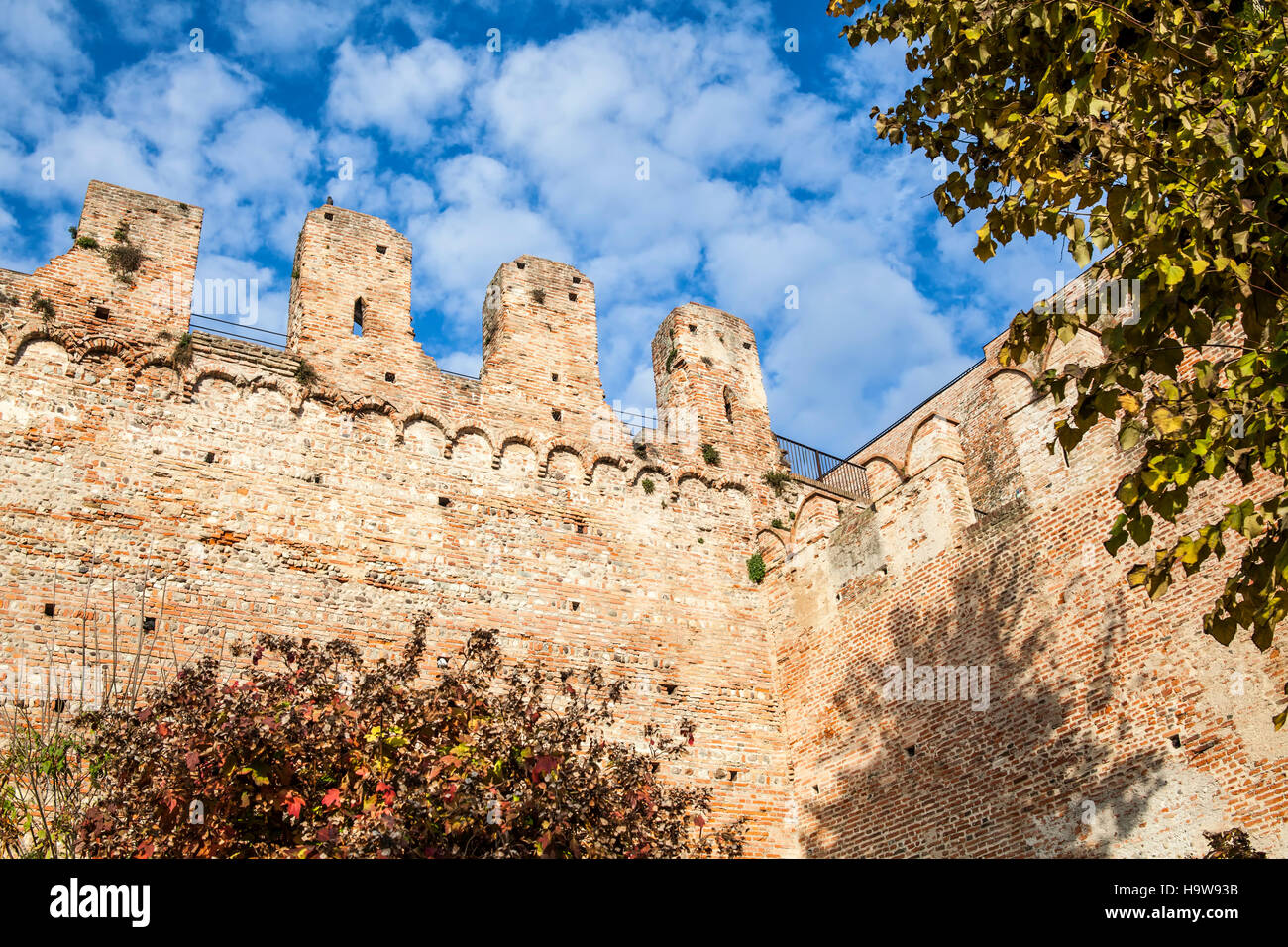 Fort of walled city Cittadella in Italy, Europe Stock Photo - Alamy