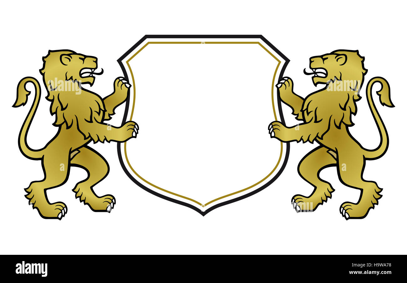 Border lion hi-res stock photography and images - Alamy