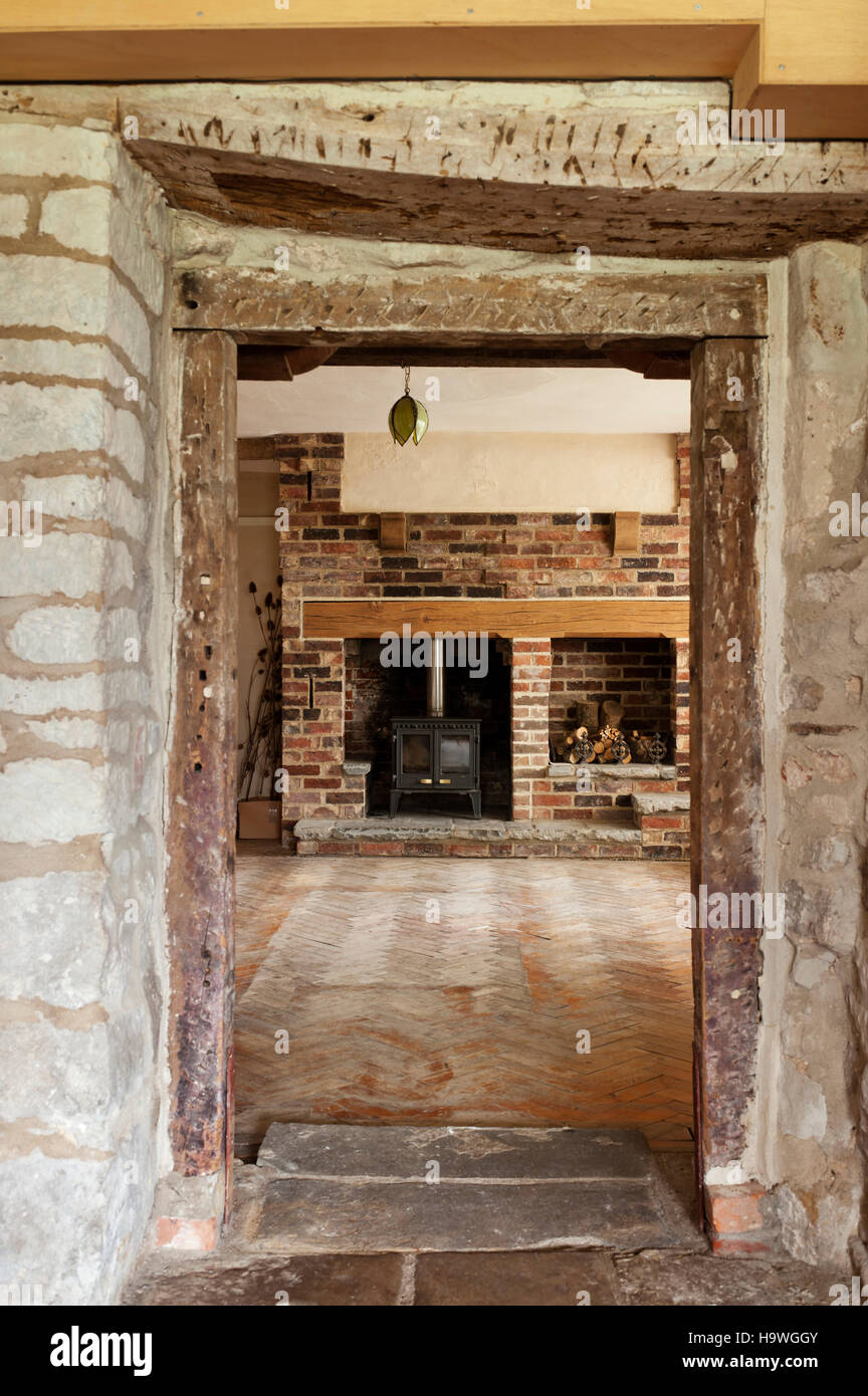 View into the Servants' Hall from the Kitchen at Avebury Manor ...