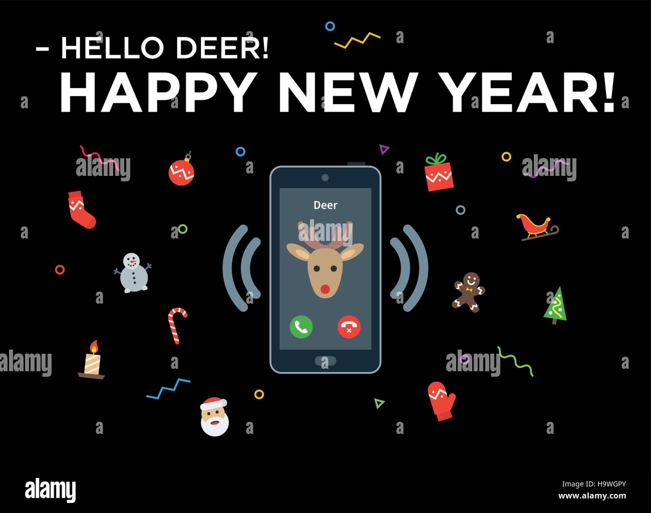 Phoning calling Stock Vector Images - Alamy