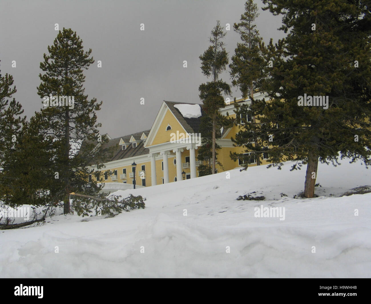 Lake Hotel, located in Yellowstone National Park, is a historic ...