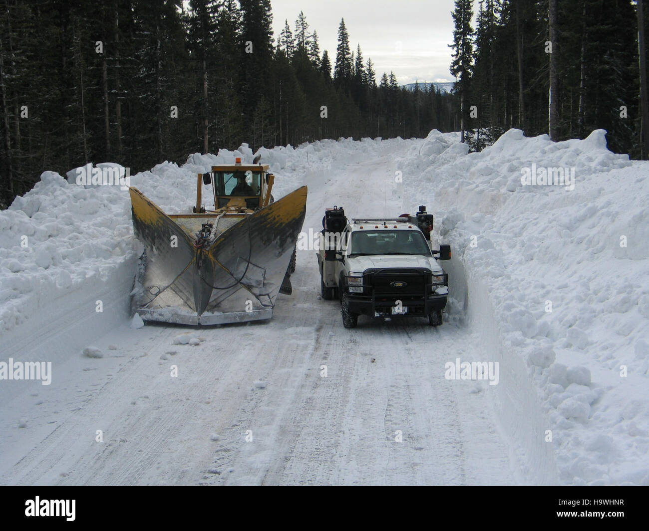The Yellowstone National Park team works to open Craig Pass, a crucial ...