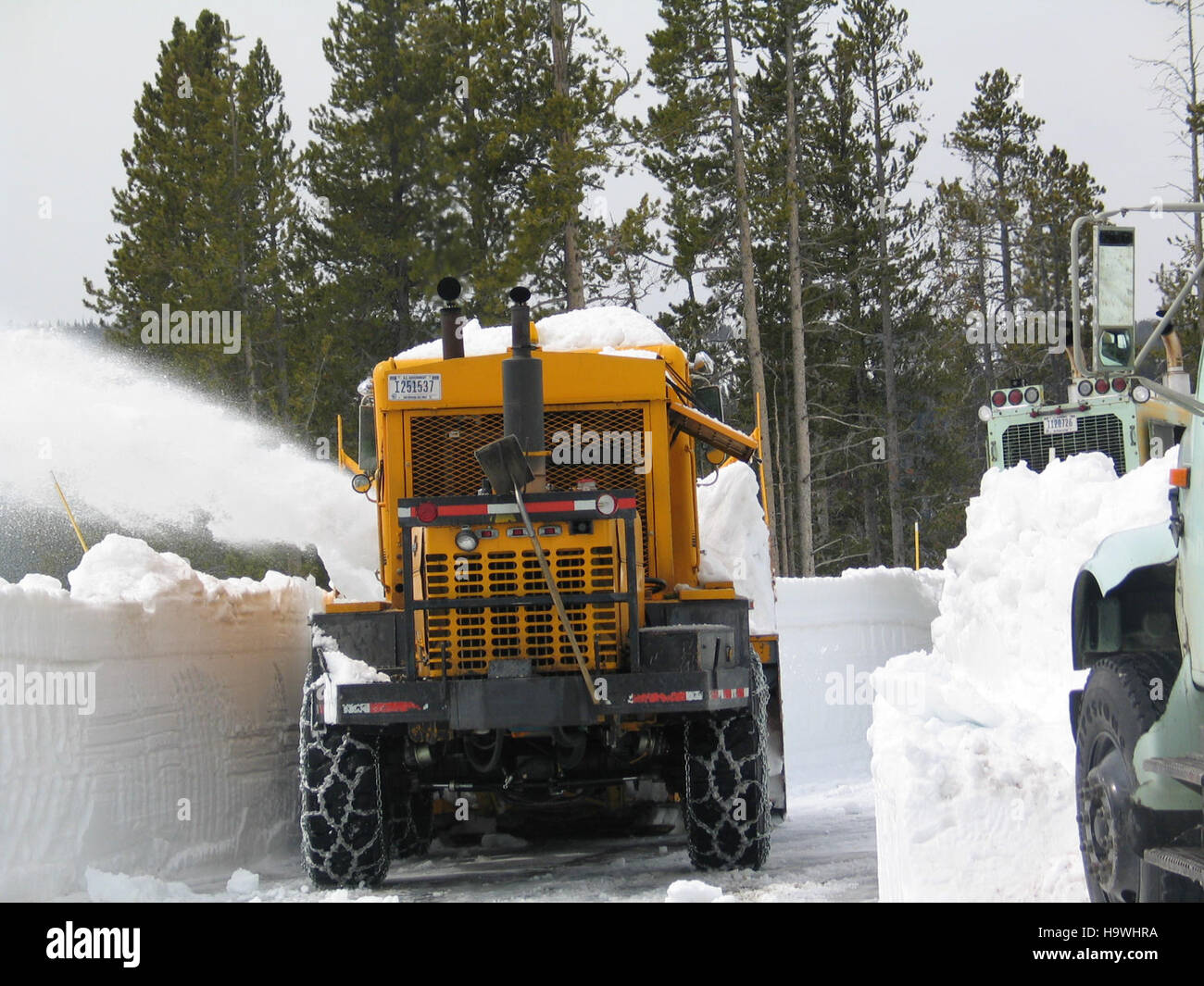 Plowing Craig Pass in Yellowstone National Park is part of the annual ...
