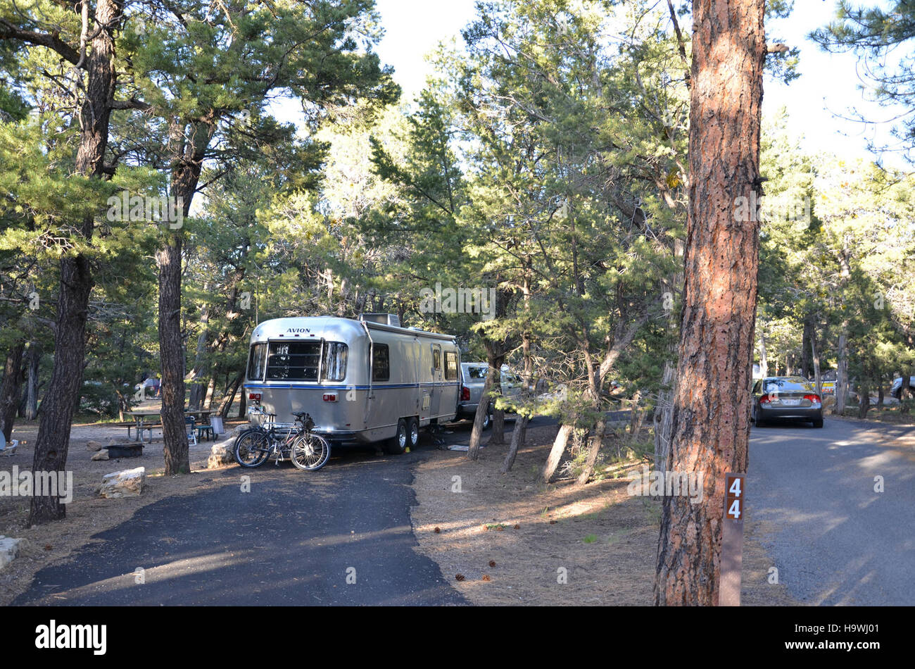 Mather Campground, located in the Grand Canyon National Park, provides ...