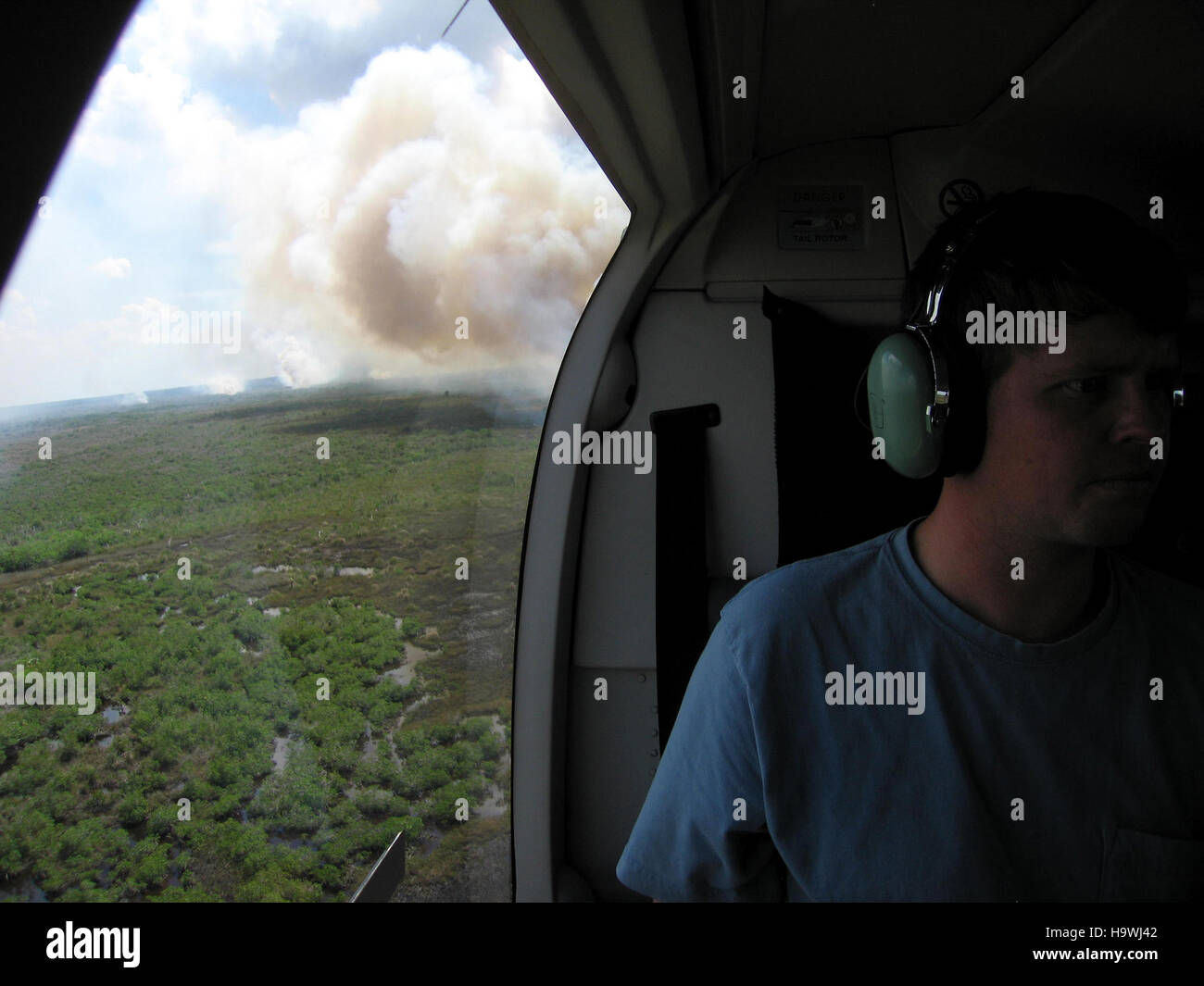 A prescribed fire in Everglades National Park helps maintain the health ...