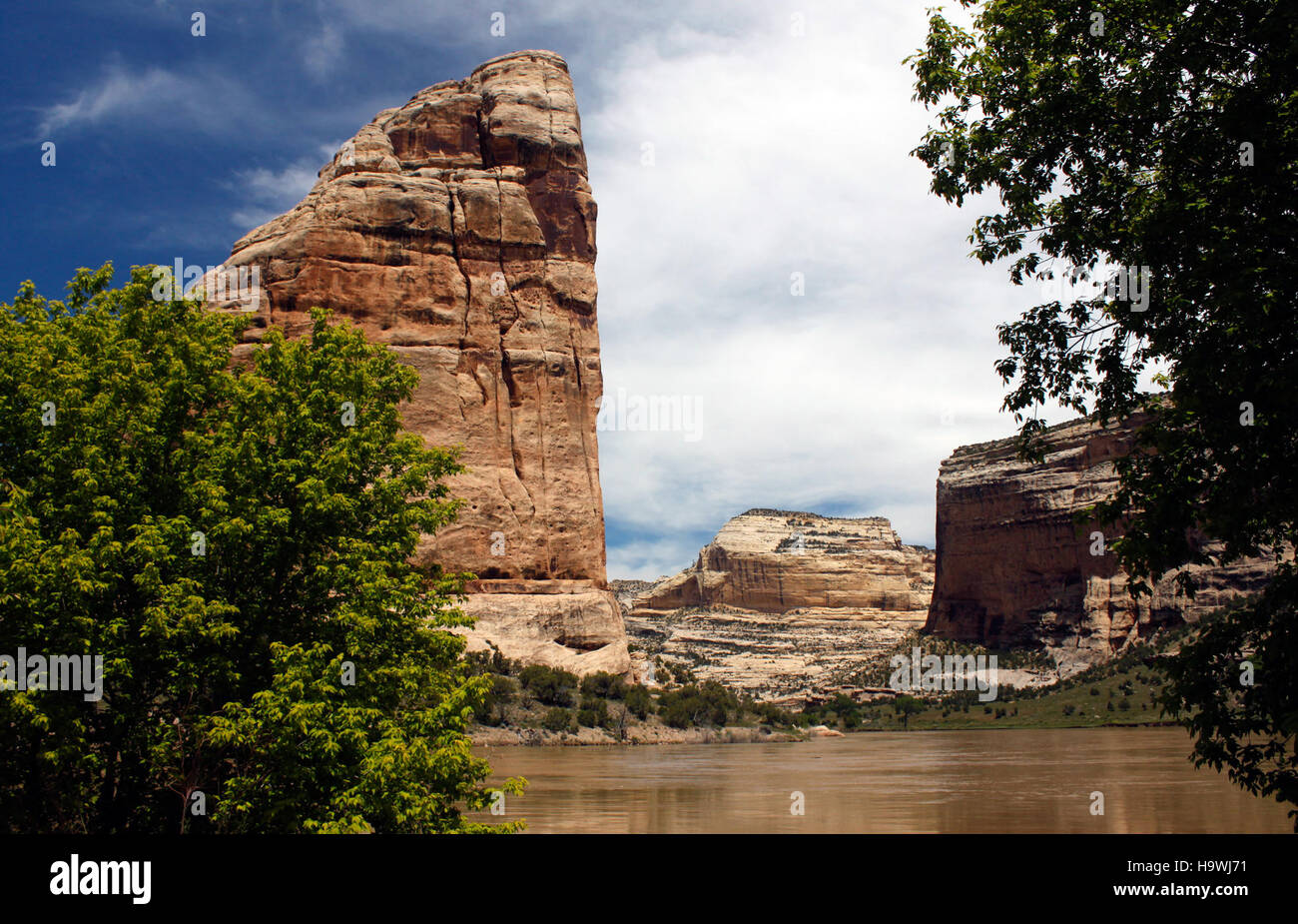 Steamboat Rock, located in Dinosaur National Monument, is a significant ...