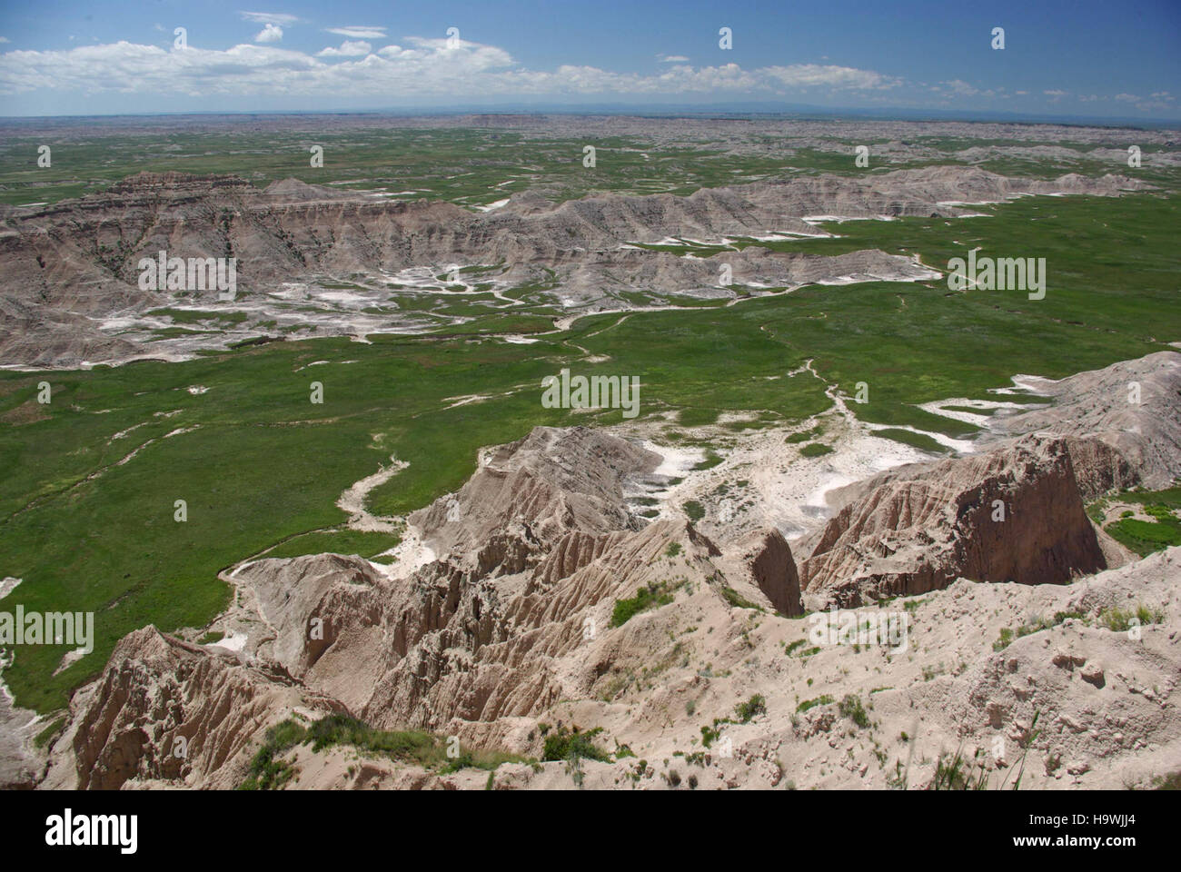 The view from Sheep Mountain Table in Badlands National Park offers a ...