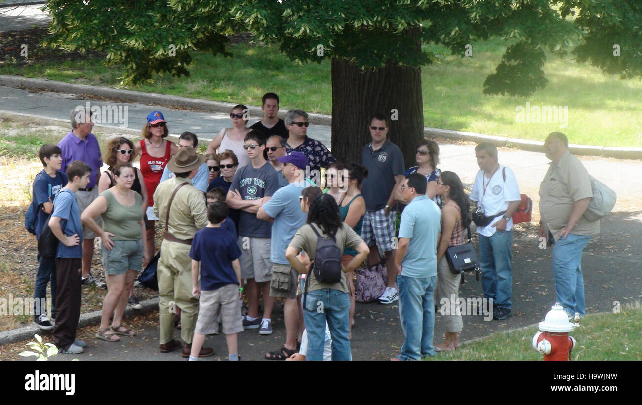 govislandnps 5937876646 Ranger Mike Tour Stock Photo - Alamy