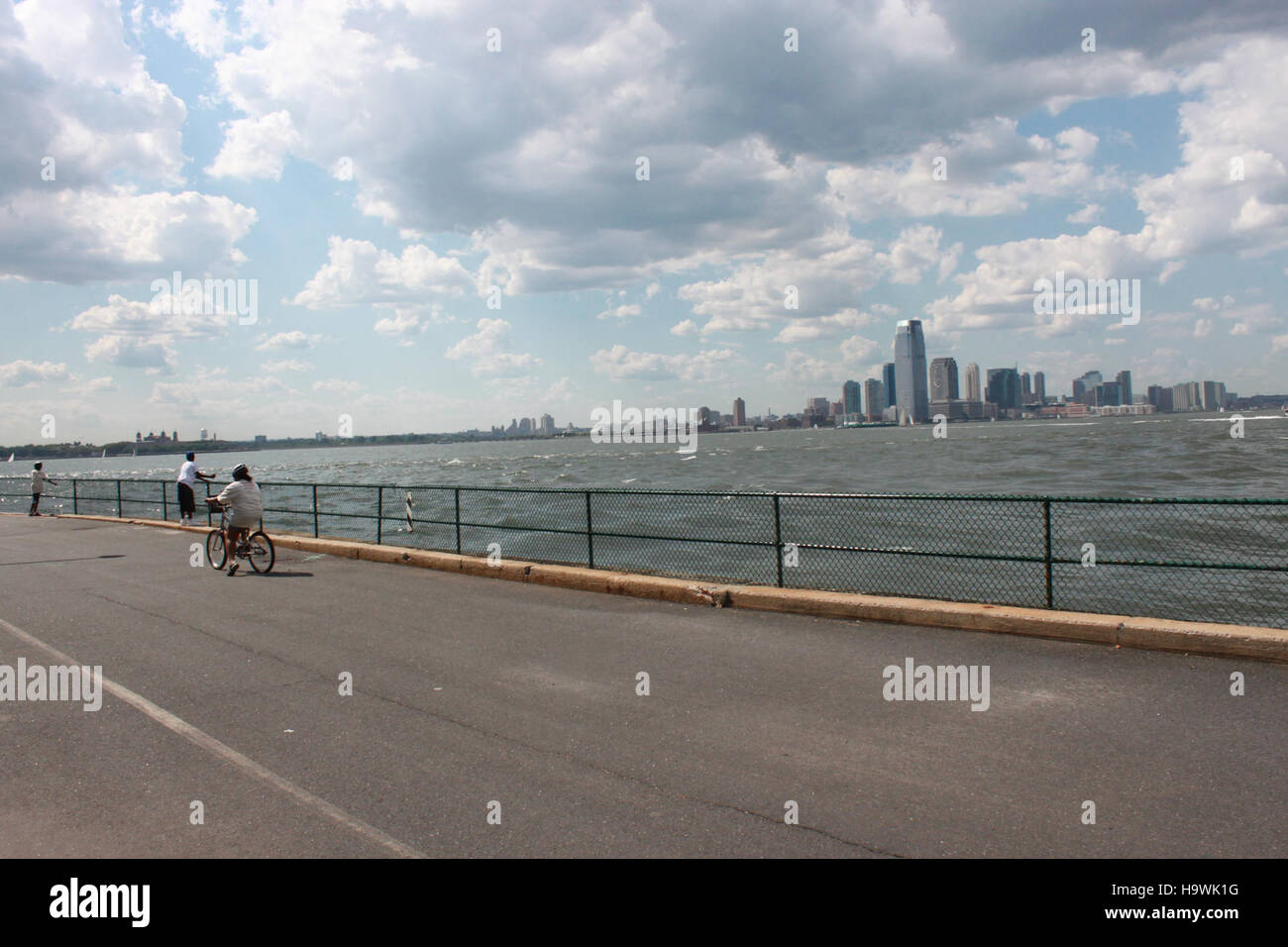 A panoramic landscape of Governors Island, showcasing its natural ...